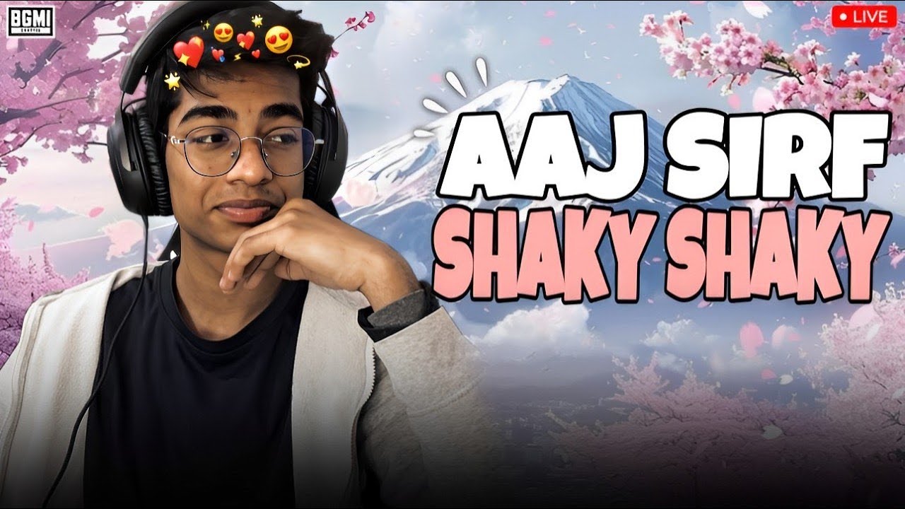 SHAKY SHAKY GAMEPLAY HO JAYEE | #bgmilive #bgmi - YouTube