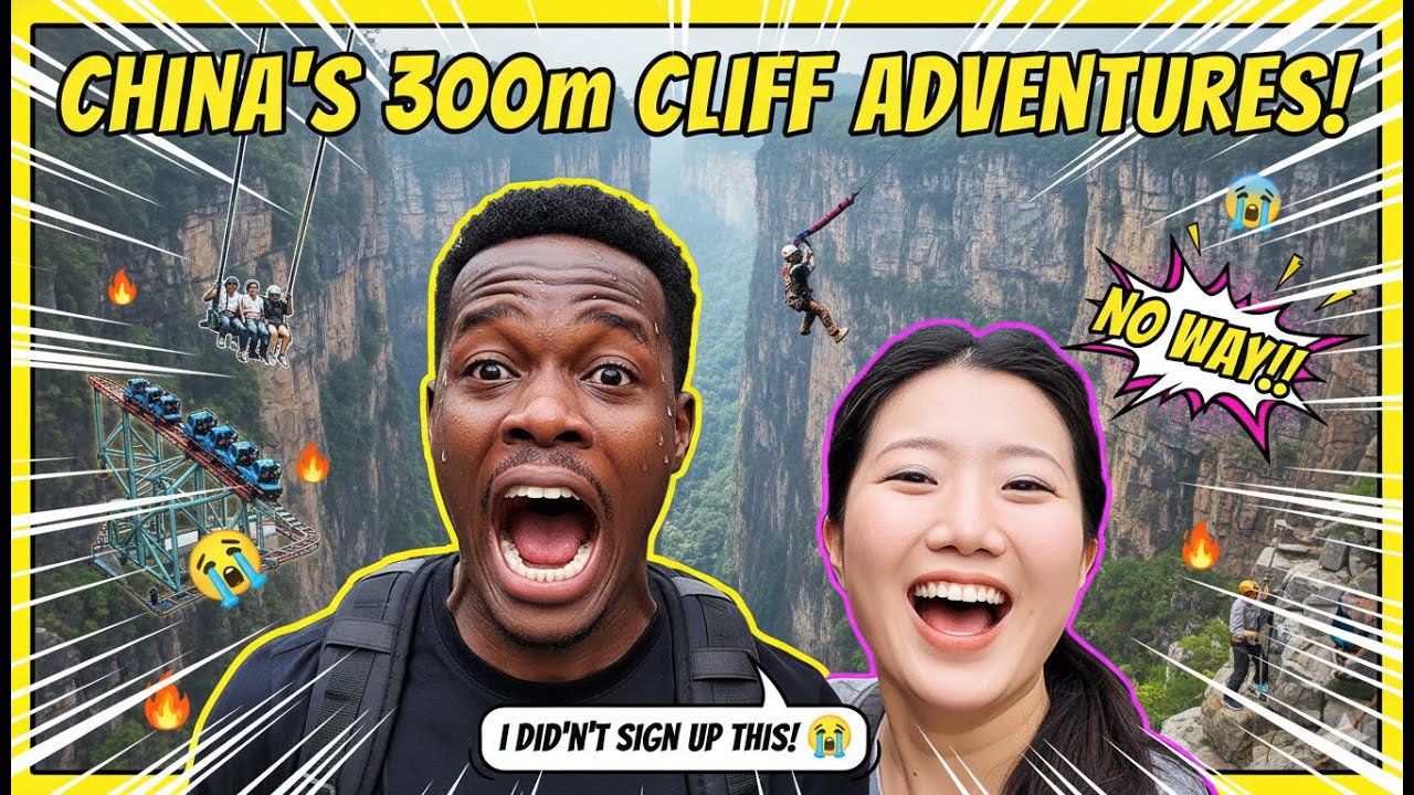 China's 300m Cliff Adventures!😱🇨🇳 - YouTube