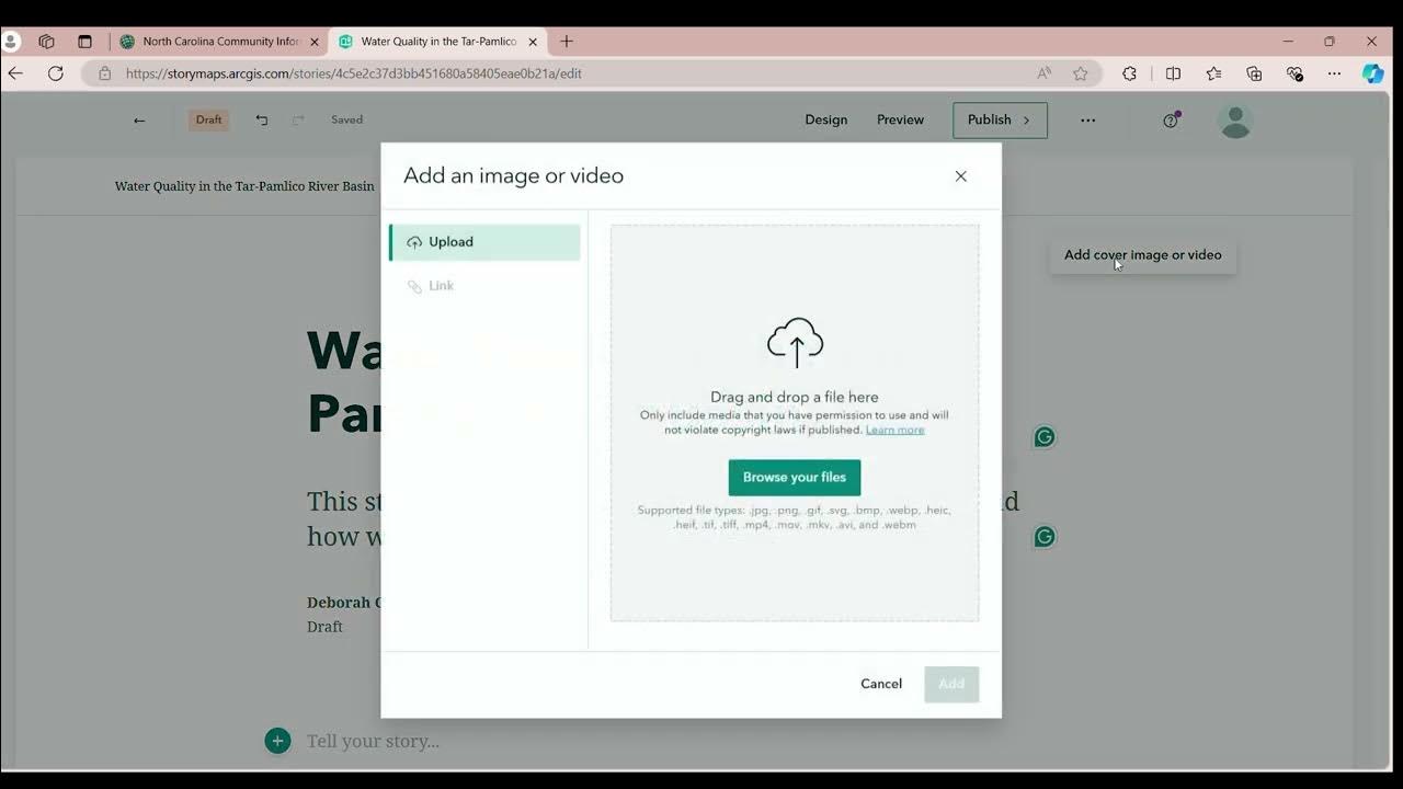 Getting Started with ArcGIS StoryMap: A Beginner's Guide Part 1 - YouTube