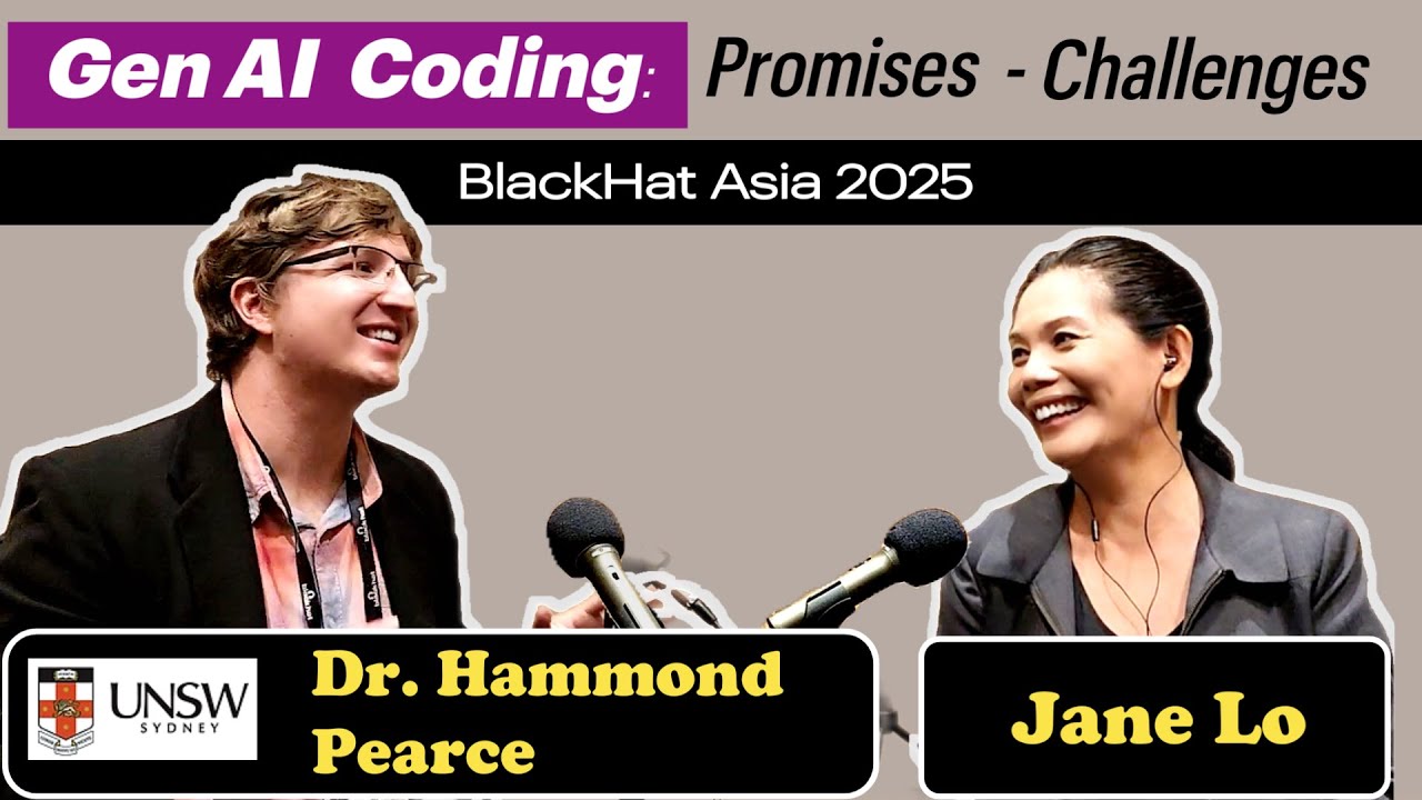Gen AI Coding: Promises & Challenges [Black Hat Asia 2025] Singapore - YouTube