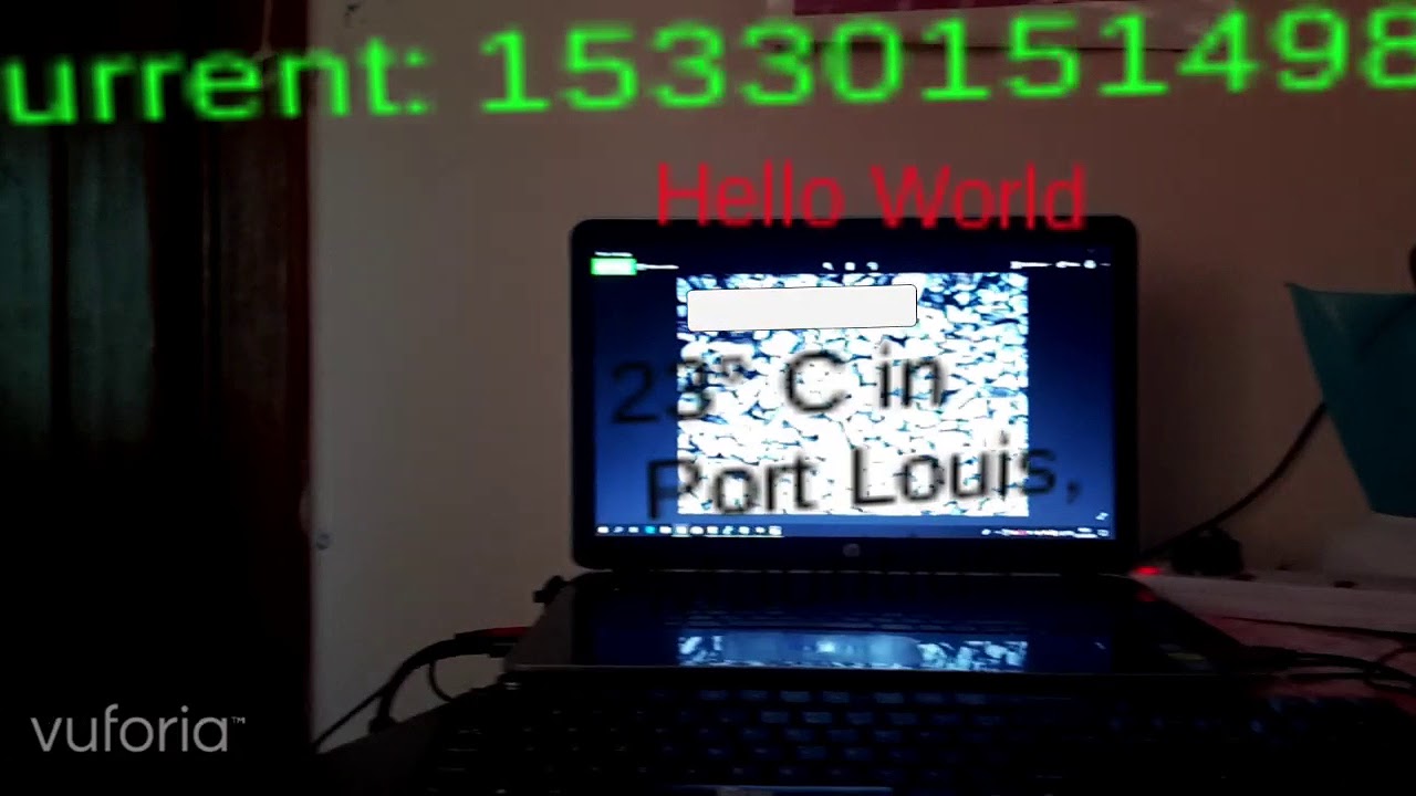 Augmented Reality and Node-Red - YouTube