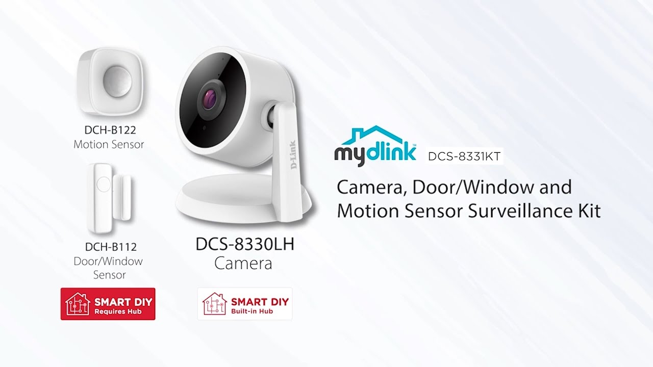 D-Link DCS-8331KT Smart DIY Security Bundle - YouTube