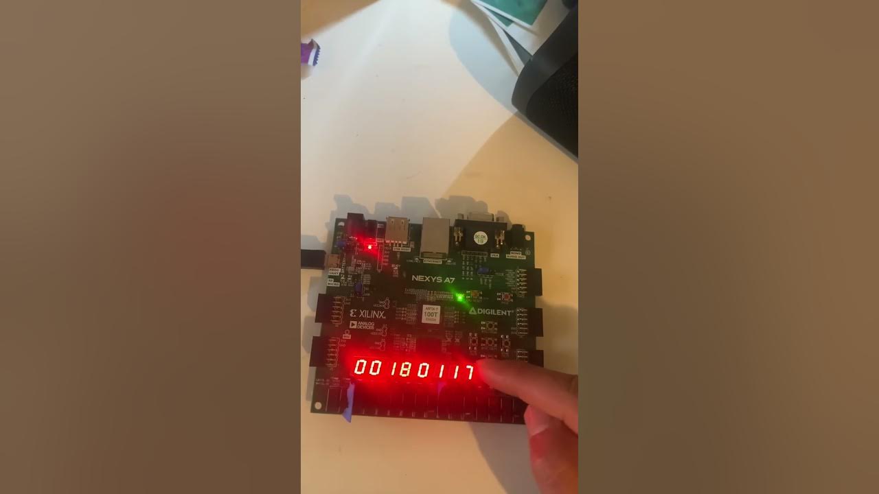 Fpga simple calculator - YouTube