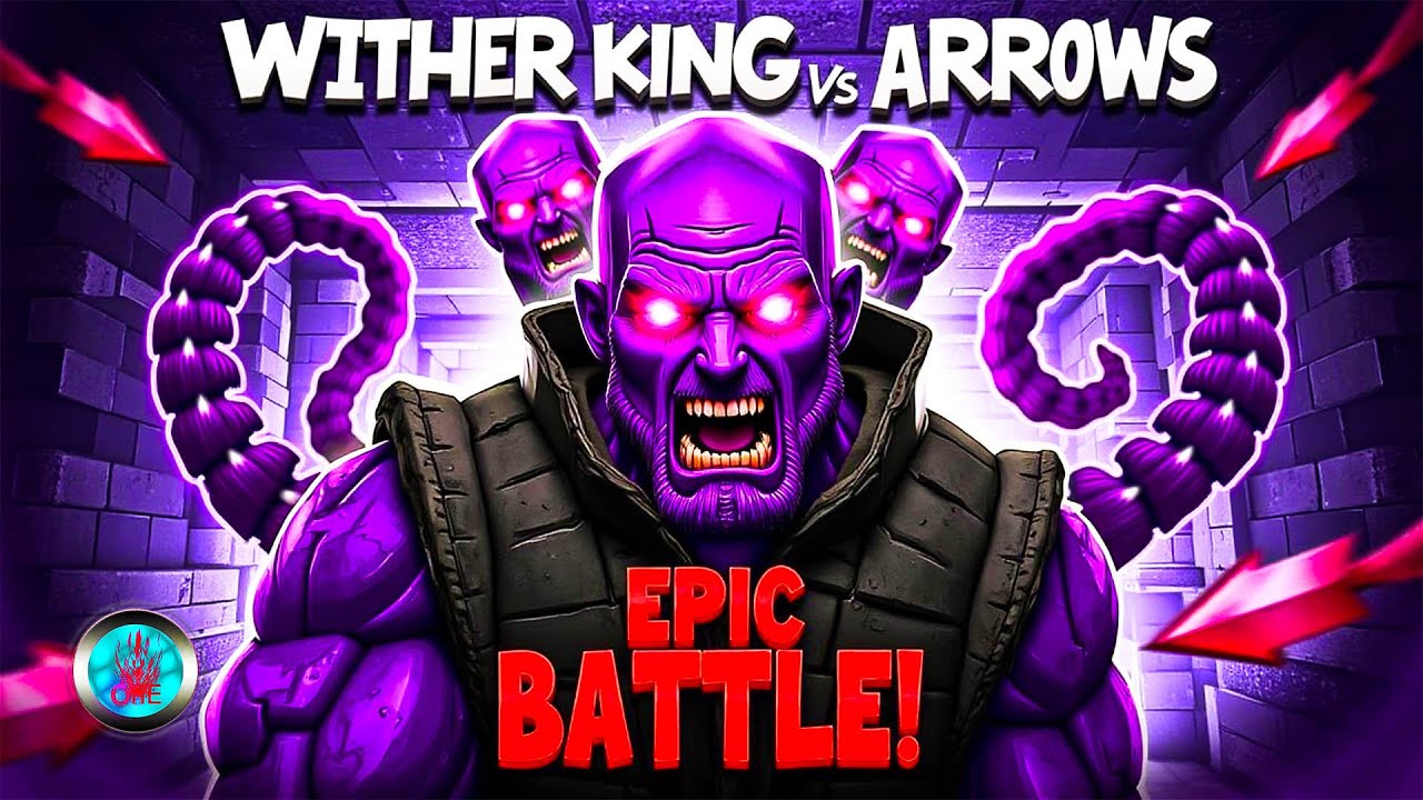 🔴MINECRAFT WITHER KING VS ARROWS #minecraft #minecraftshorts # ...
