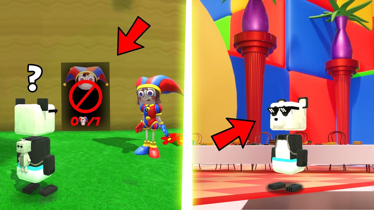 Digital Circus Teleport Super Bear Adventure Gameplay Walkthrough - YouTube