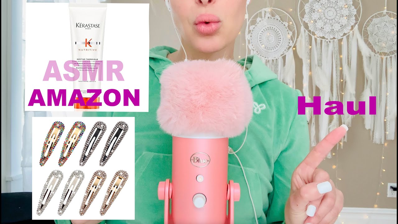 ASMR AMAZON HAIR PRODUCT HAUL - YouTube