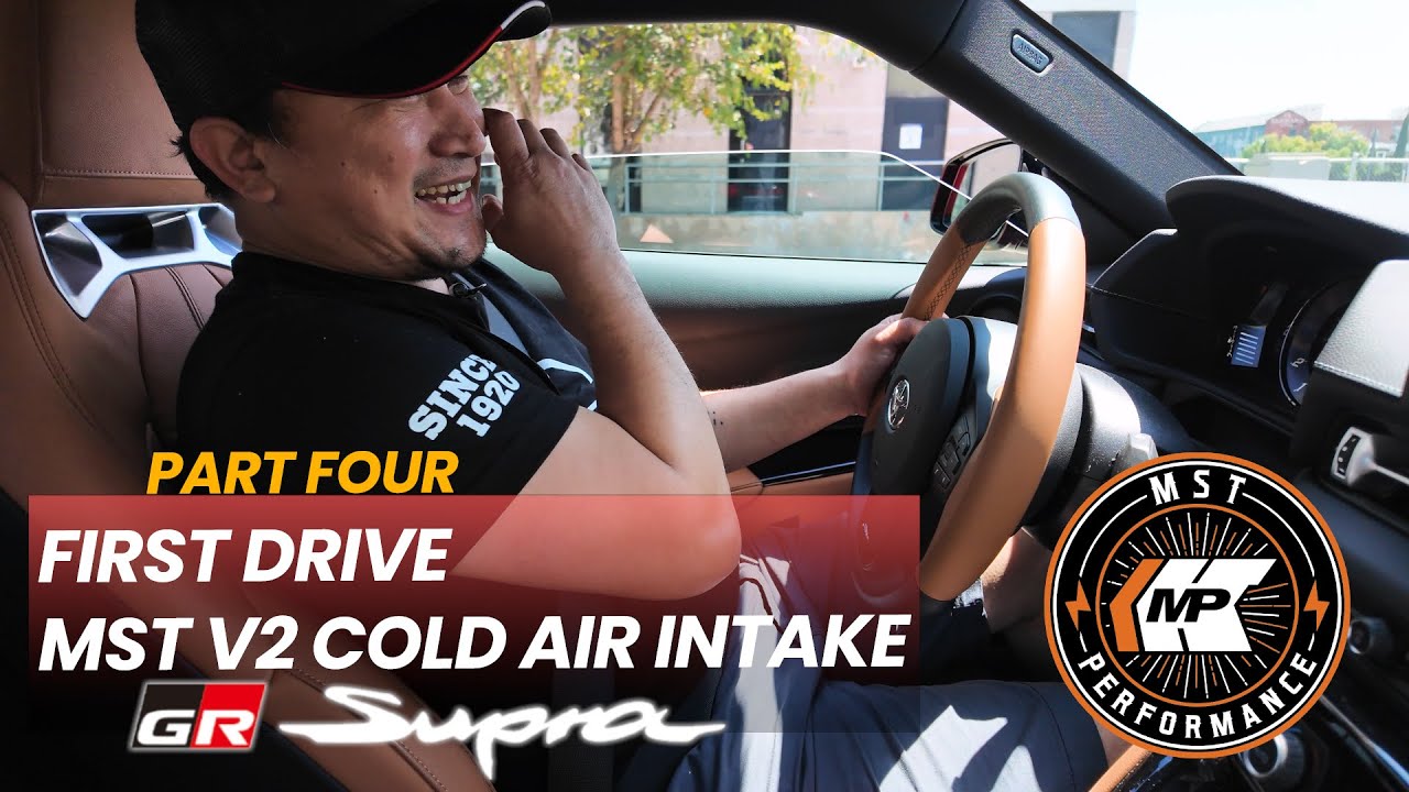 GR Supra PART IV - First Drive MST V2 Cold Air Intake + FTP Charge Pipe ...