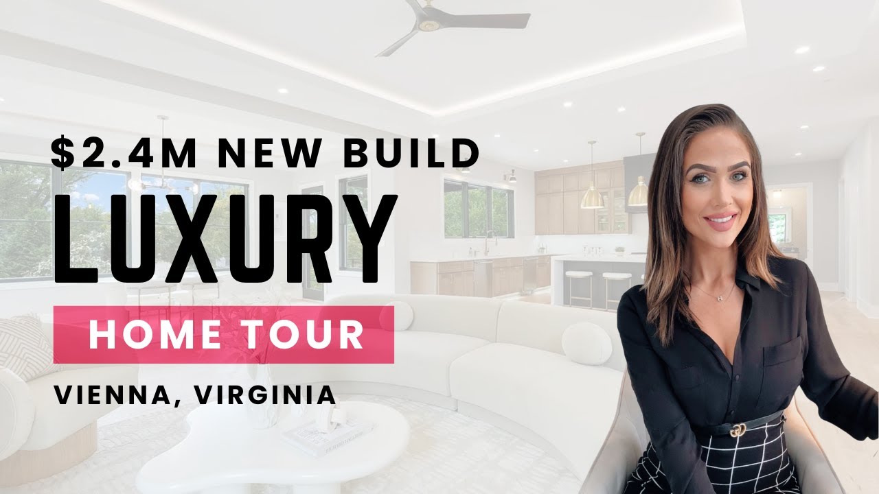 TOUR A $2.4M MODERN LUXURY FARMHOUSE IN VIENNA, VA! - YouTube