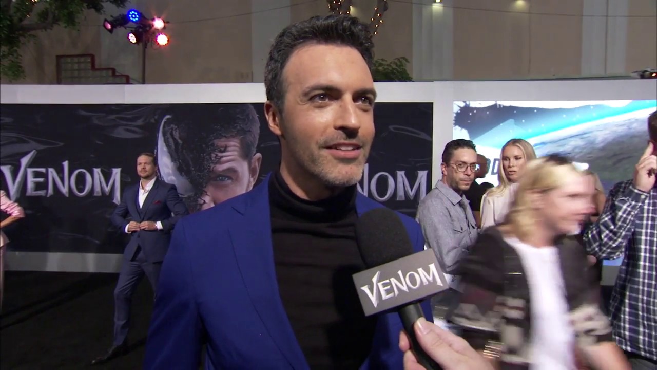Venom: Reid Scott "Dr. Dan Lewis" Red Carpet Movie Premiere Interview ...
