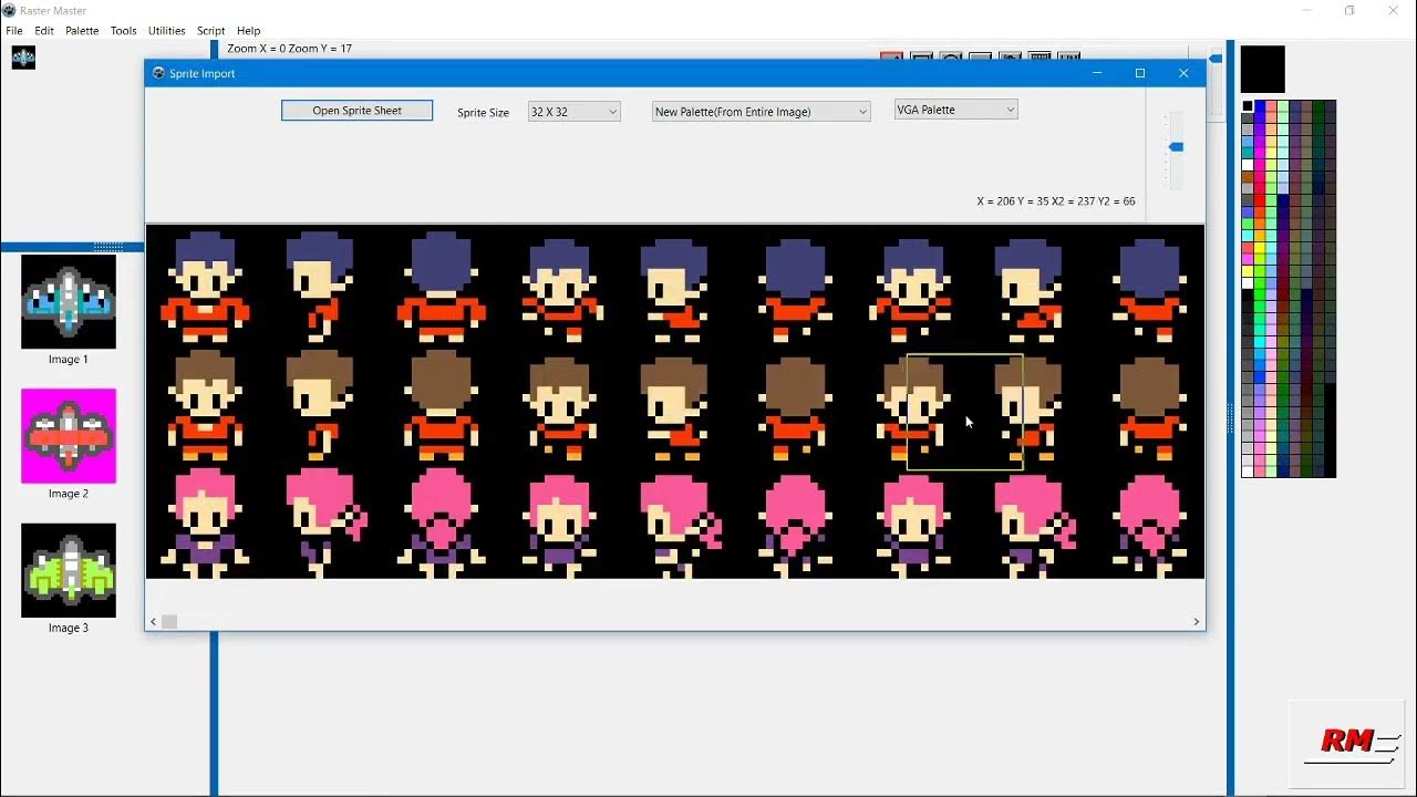 QB64 - Raster Master native putimage RGBA support - Day 142 - YouTube