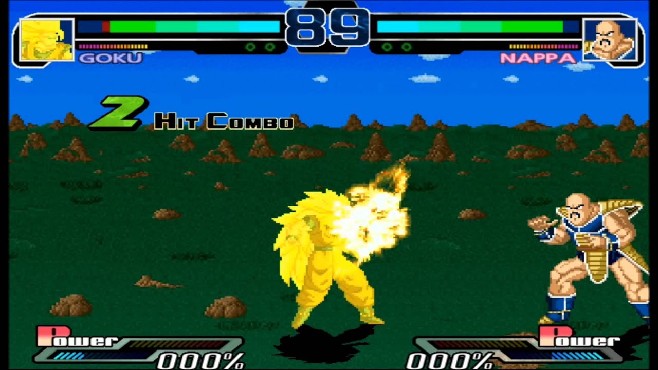 Goku SSJ3 vs Nappa (Dragon Ball Z Mugen) - YouTube