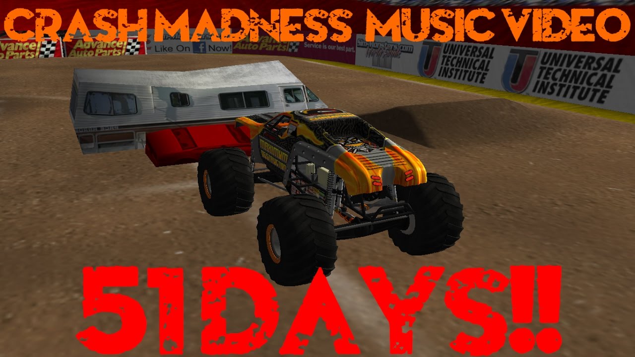Rigs of Rods Monster Jam Monster Trucks Crash Madness Music Video: 51 ...