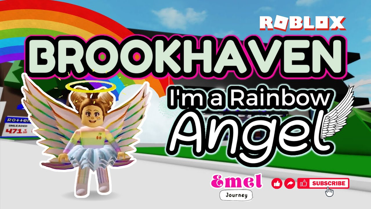 Roblox Brookhaven 🏡 I'm a Rainbow Angel With a Big Maison to the Beach ...