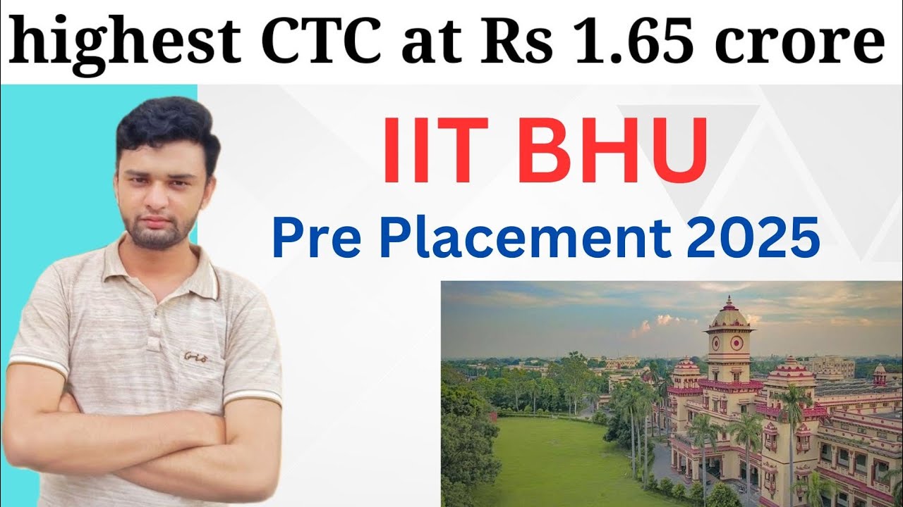 1.65 Crores Package😍 | IIT BHU Pre - Placements 2025🔥 - YouTube