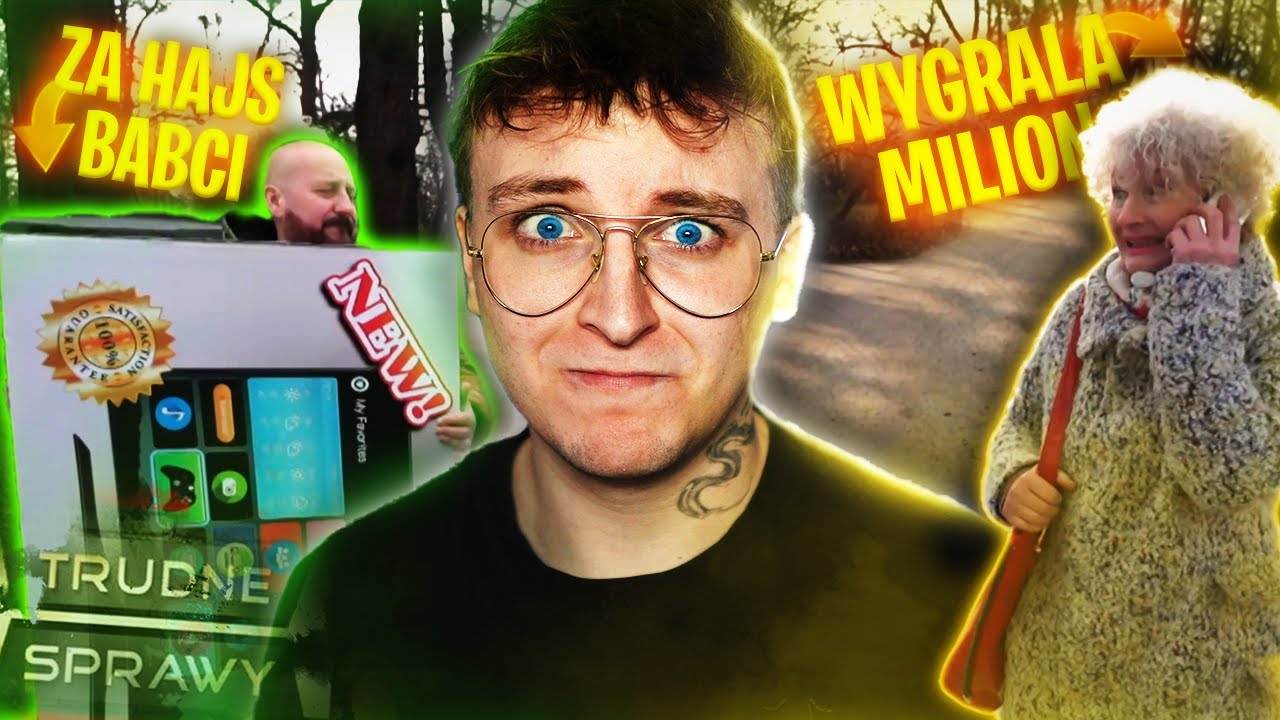 TRUDNE SPRAWY ale ZA HAJS BABCI BALUJ - YouTube