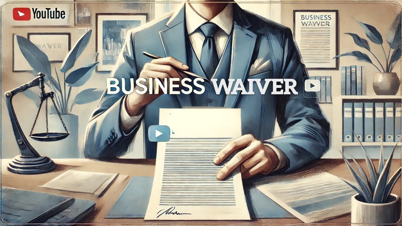 How to Prepare a Good Business Waiver - YouTube