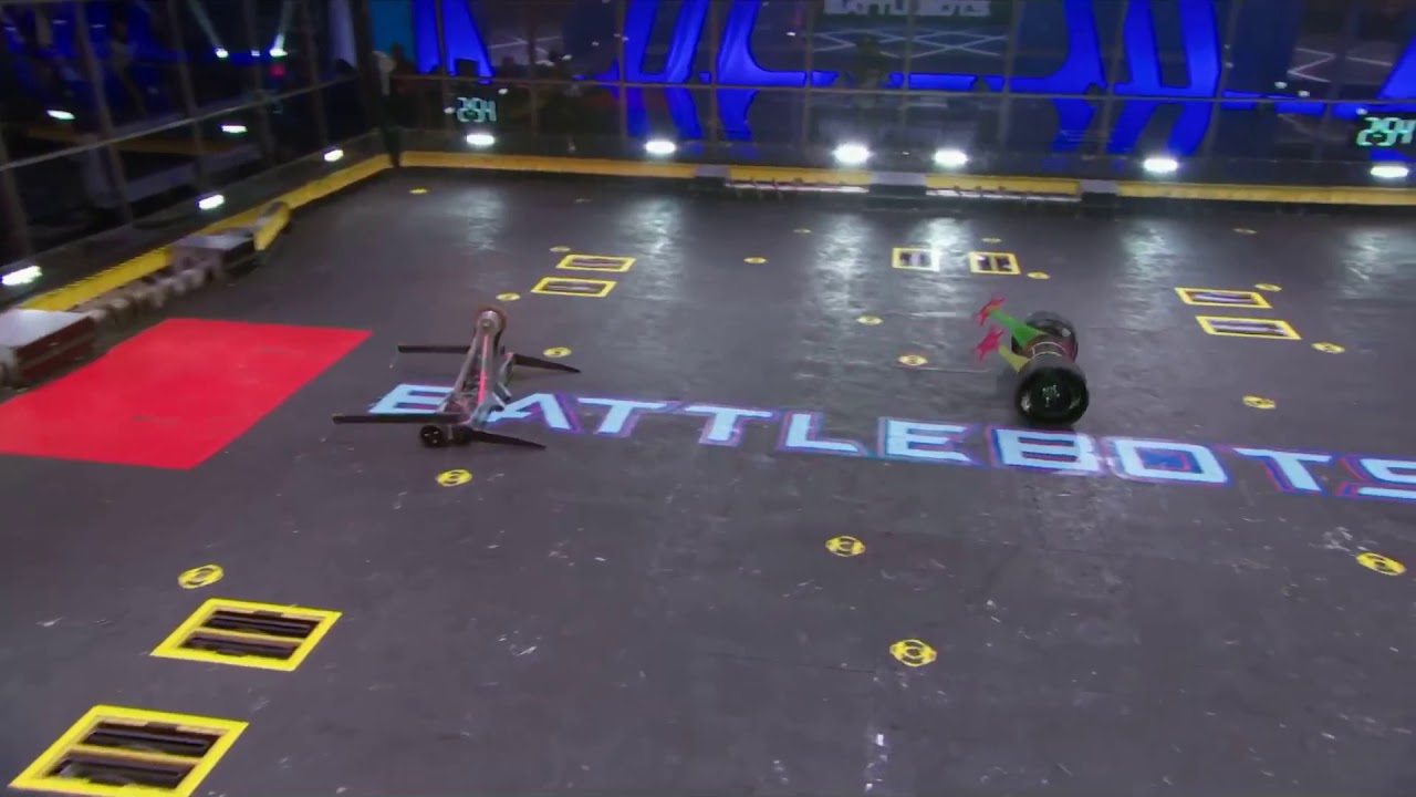 2019 Battlebots S04 E08 Exhibition Fight: Axe Backwards Vs Deep Six ...