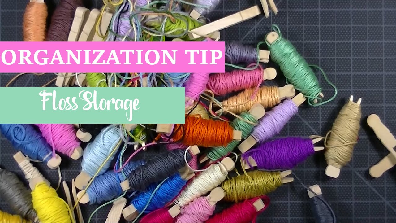 Craft Room Tip on Floss Storage - YouTube