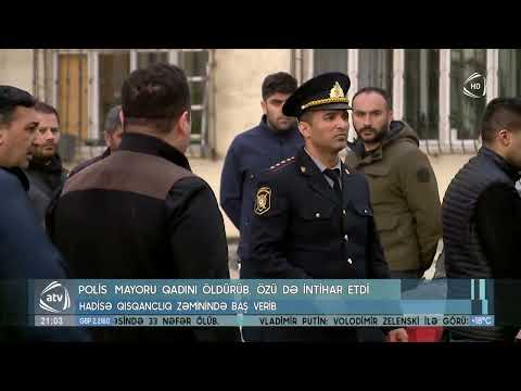 Polis mayoru qadını öldürüb, özü də intihar etdi