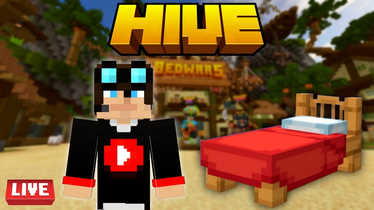 BED WARS The HIVE Minecraft Bedrock 1.21 - AO VIVO - YouTube