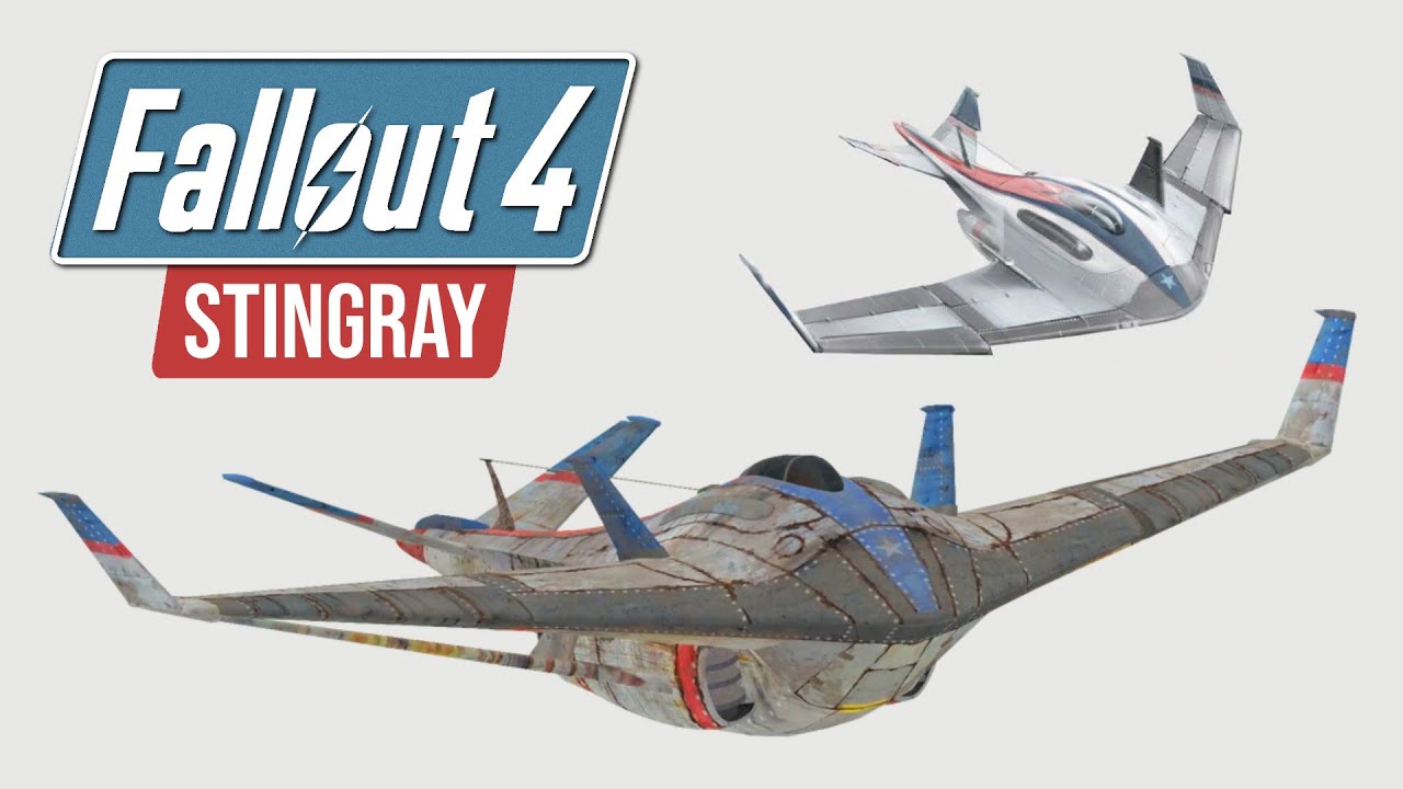 The Stingray Deluxe - The Ultimate Airborne Weapon in Fallout 4 - YouTube