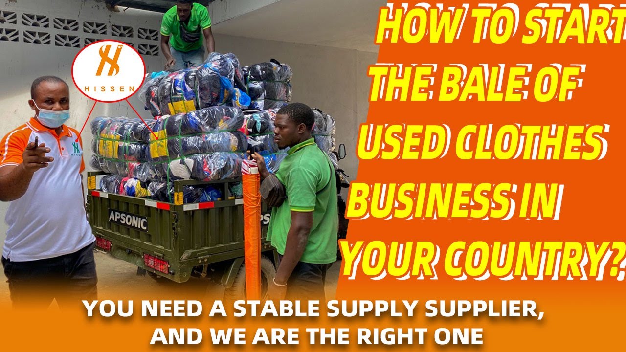 Bale of clothes second hand | second hand clothes - YouTube