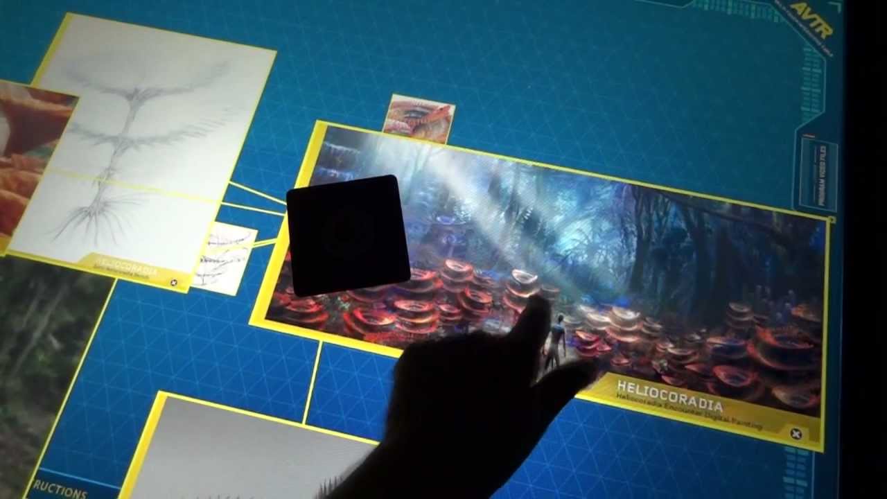 Multi-Touch Interactive Table for Avatar - YouTube