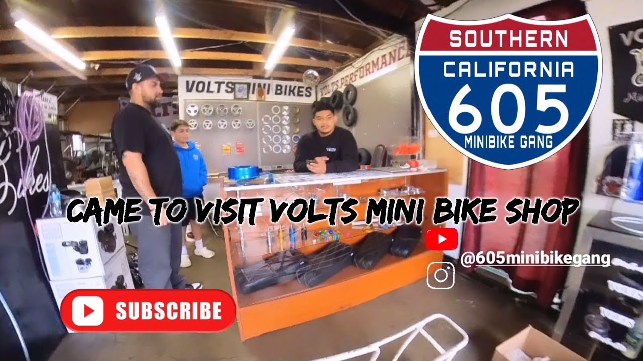 Came To Visit Volts Mini Bike Shop - YouTube