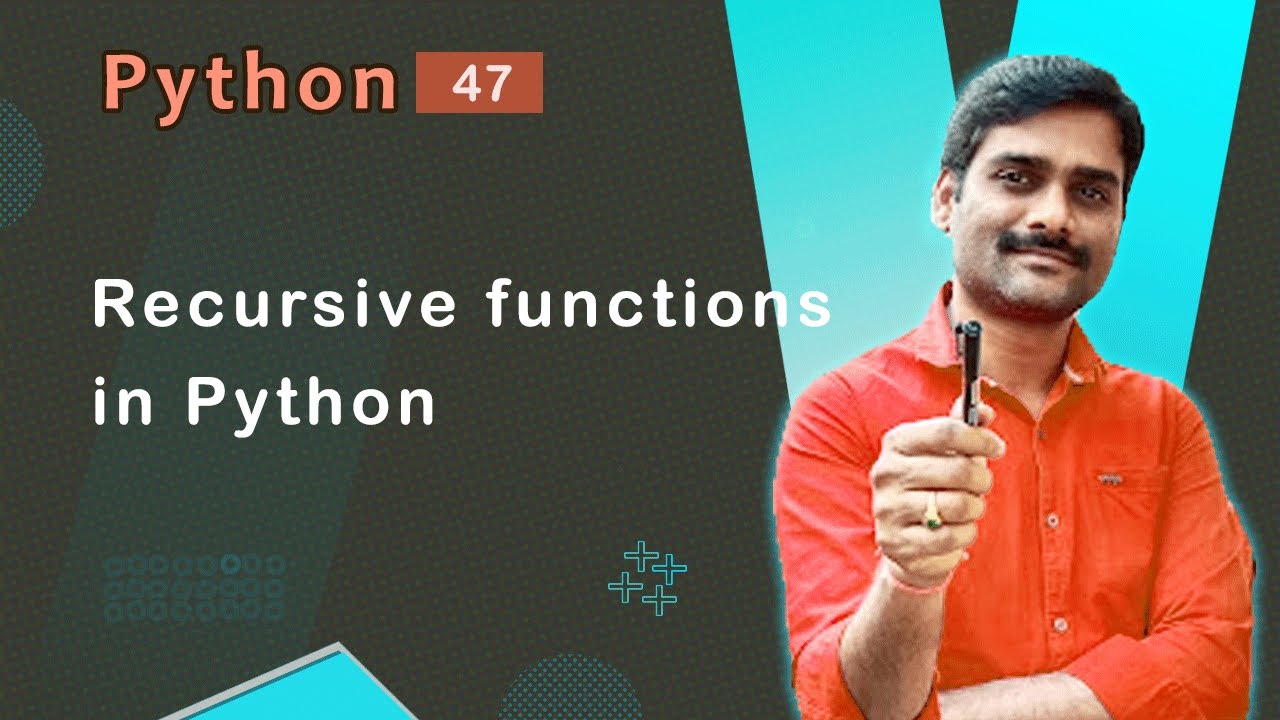 Recursive Functions In Python Python Tutorial 47 🚀 Youtube 7028