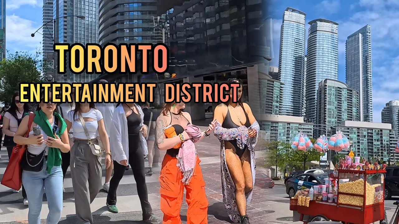 Toronto Downtown Walking Tour Entertainment District Canada 🇨🇦 4K - YouTube