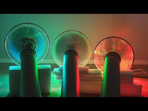 Ultra Deep Fan Noise for Sleeping 😴 | 3 Fans in Tubes for Maximum Relaxation