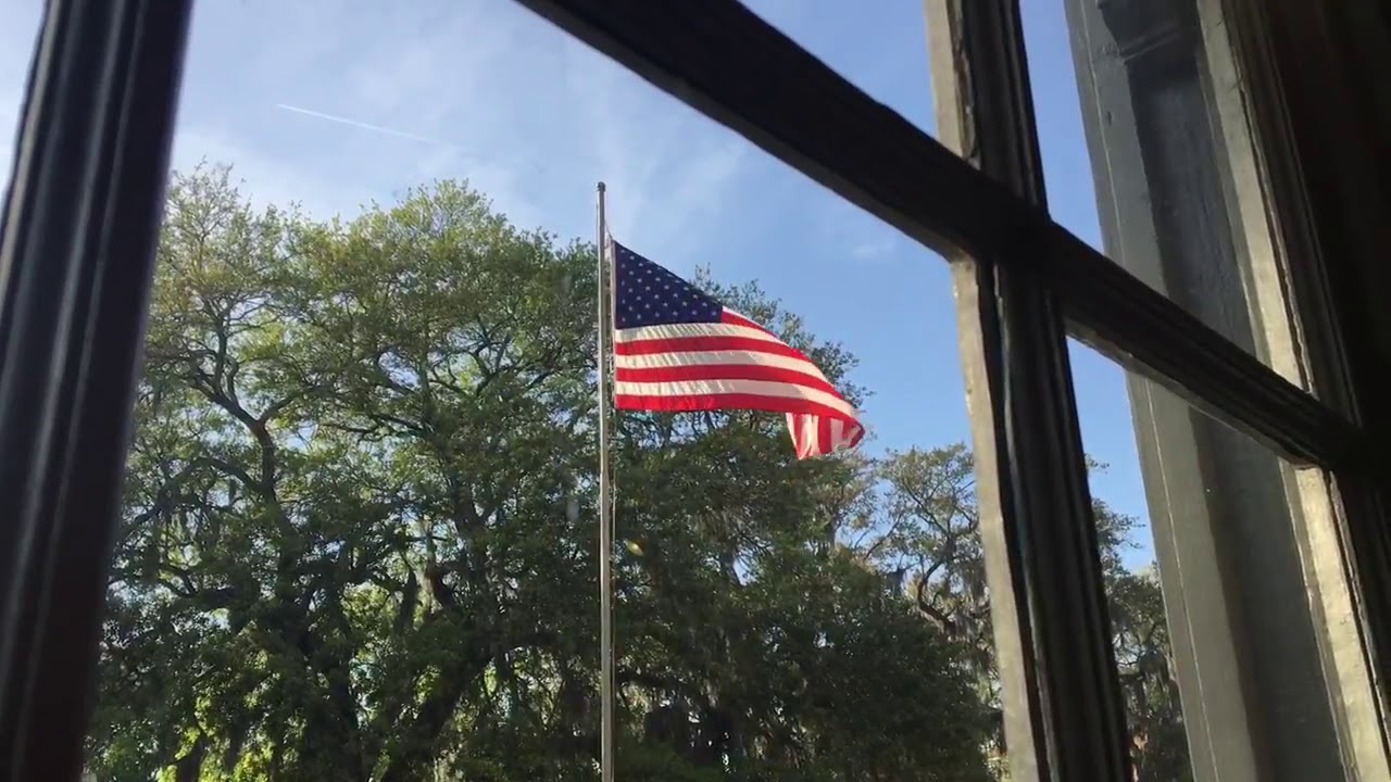 Slow flag animation reference - YouTube