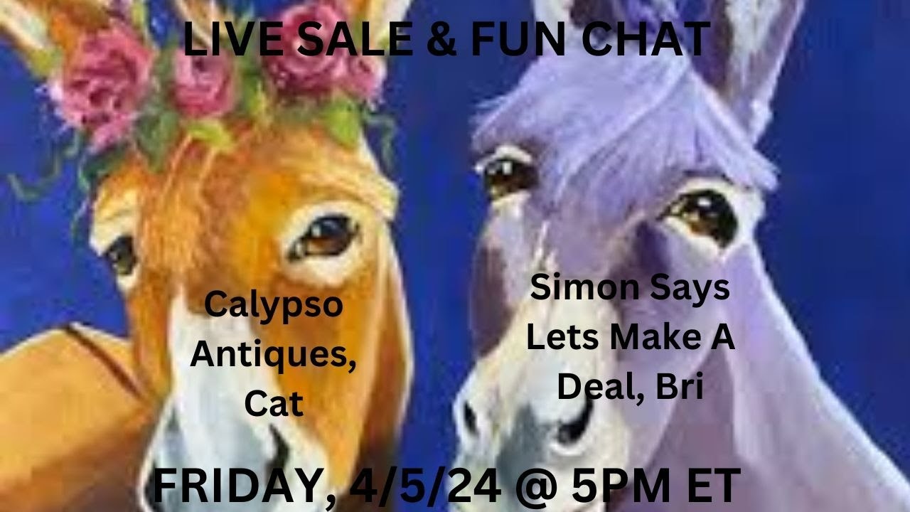 Fun Live Sale and Chat with Bri and Cat 4/5/24 at 5pm et - YouTube