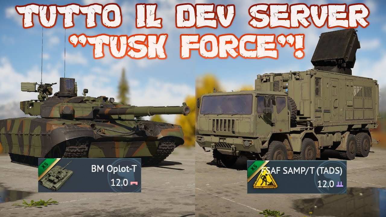 TUTTO il Dev Server di "Tusk Force"! • War Thunder News - YouTube