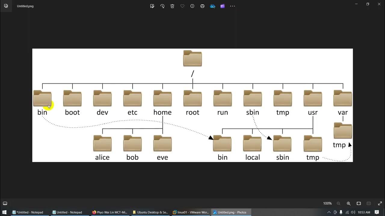 Lab 08 File System Hierarchy Standard FHS - YouTube