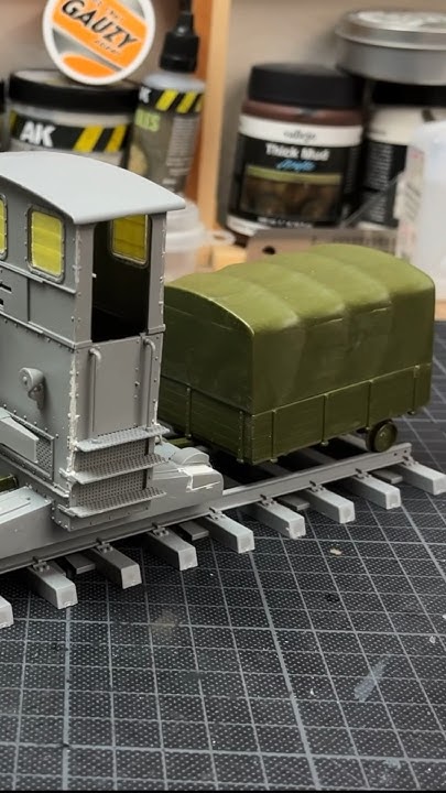 Metro 2033 style post apocalypse locomotive Breuer IV AK Interactive Scale model - YouTube