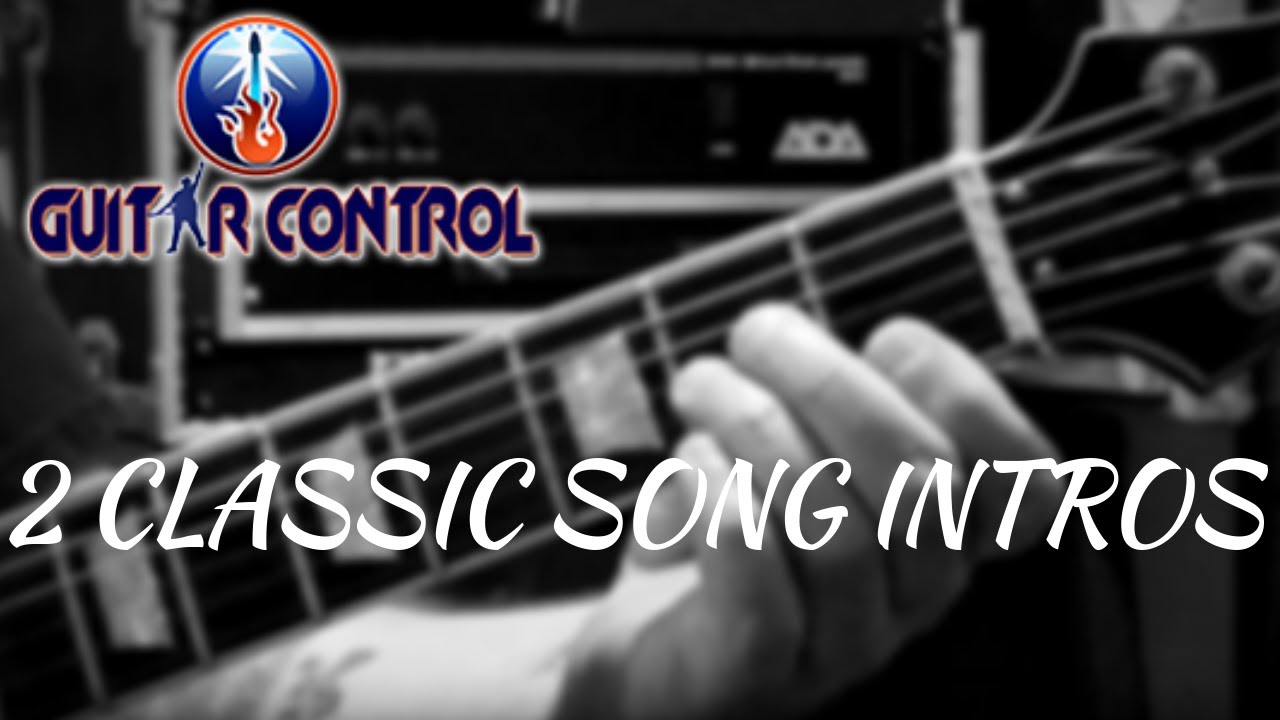 Learn How To Play 2 Classic Song Intros With Darrin Goodman - Easy ...