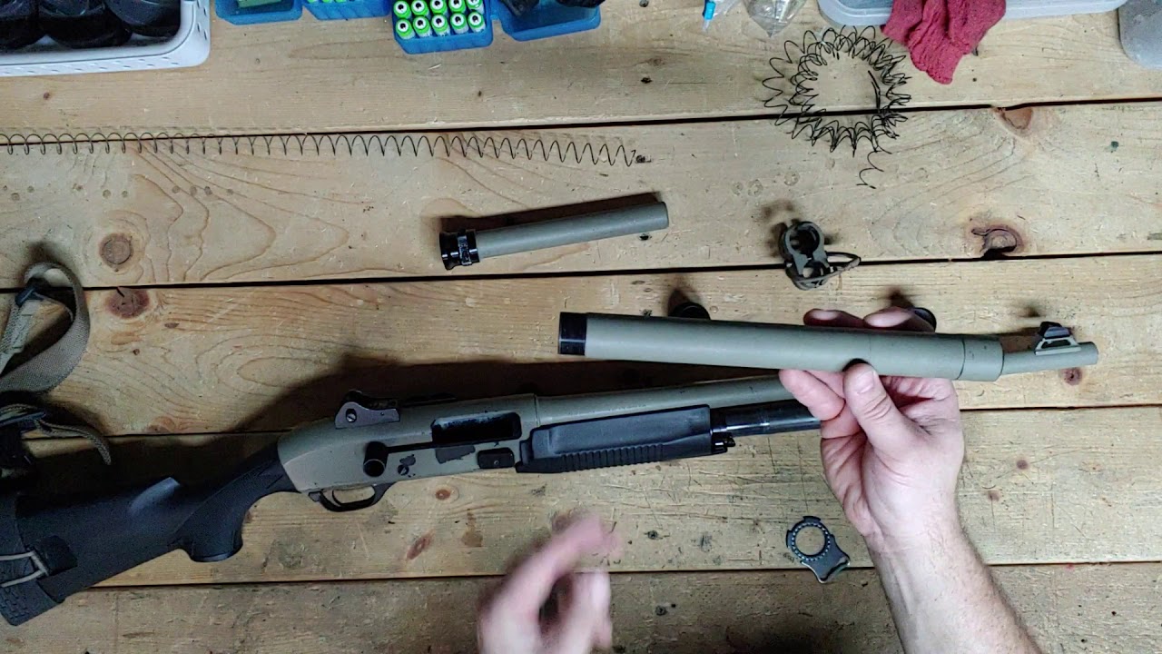 Benelli M3 magazine tube extension nut for nordic components mag tubes ...