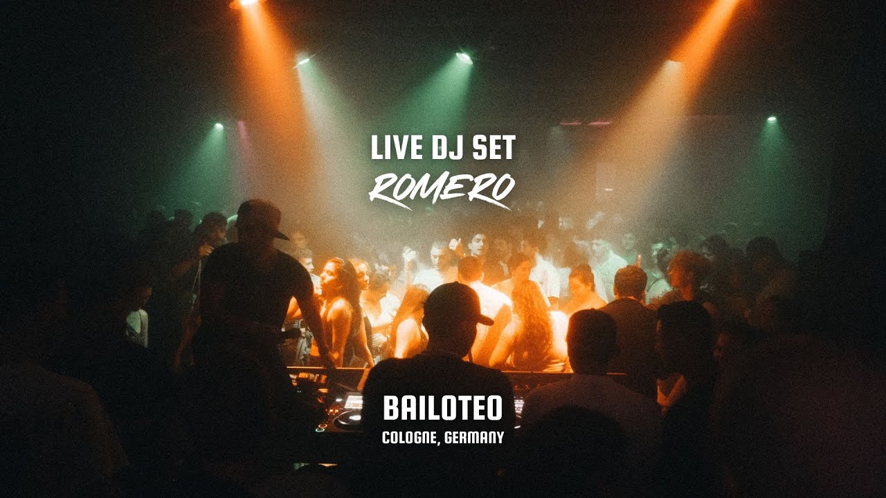Romero | Live DJ Set @ Bailoteo (Cologne, Germany) - YouTube