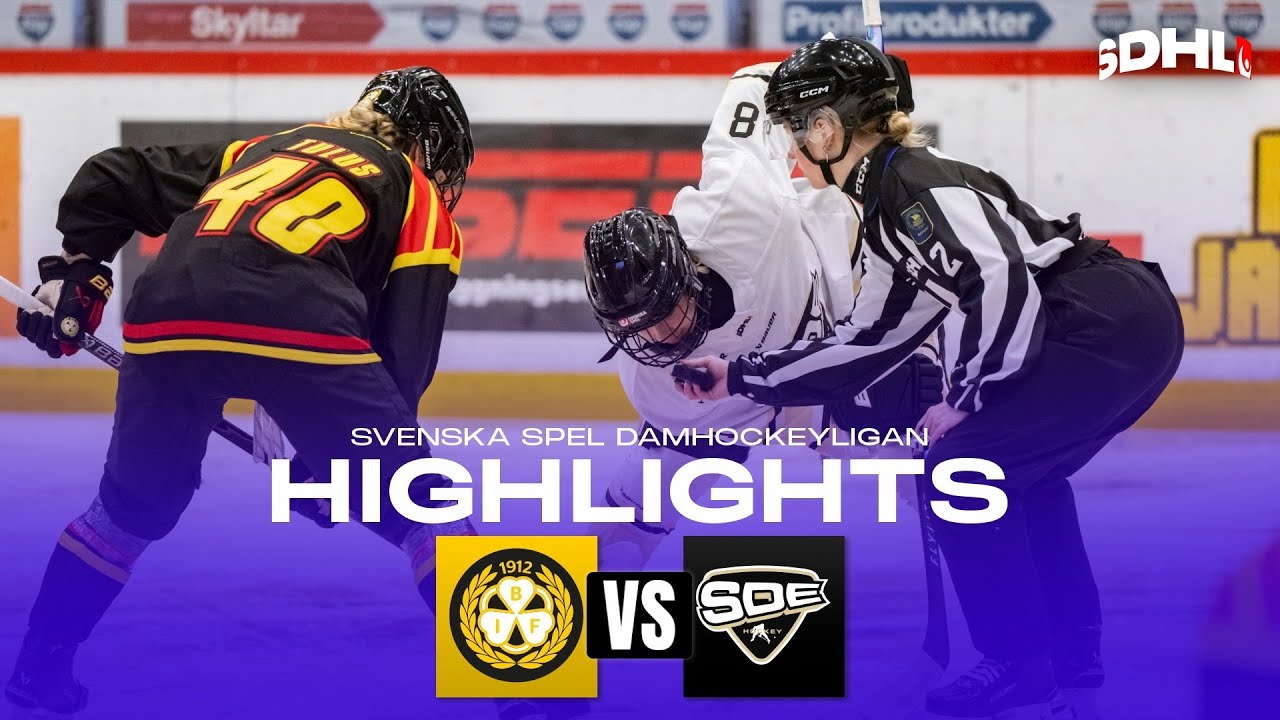 Highlights: Brynäs IF - SDE Hockey | SDHL | Monitor ERP Arena | 2025-10 ...