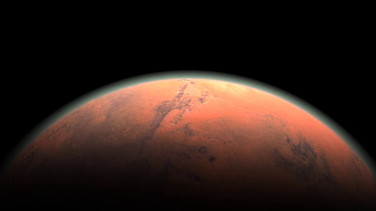 Mars view from space - YouTube
