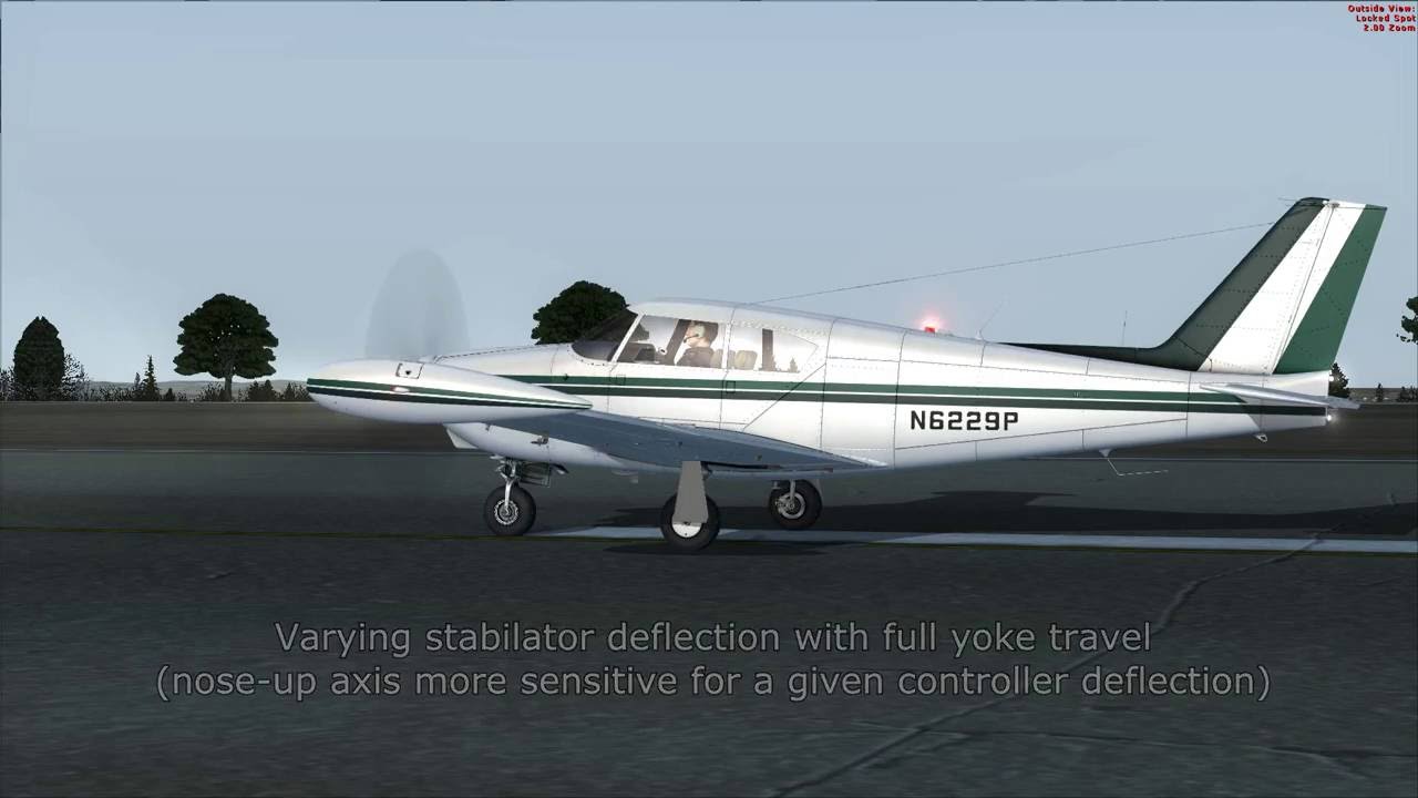 A2A Piper Comanche 250 - Landing & Controller Tests - YouTube