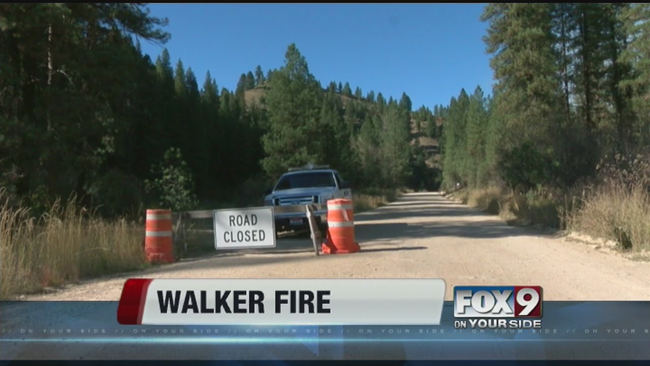 Walker fire near Idaho City - YouTube