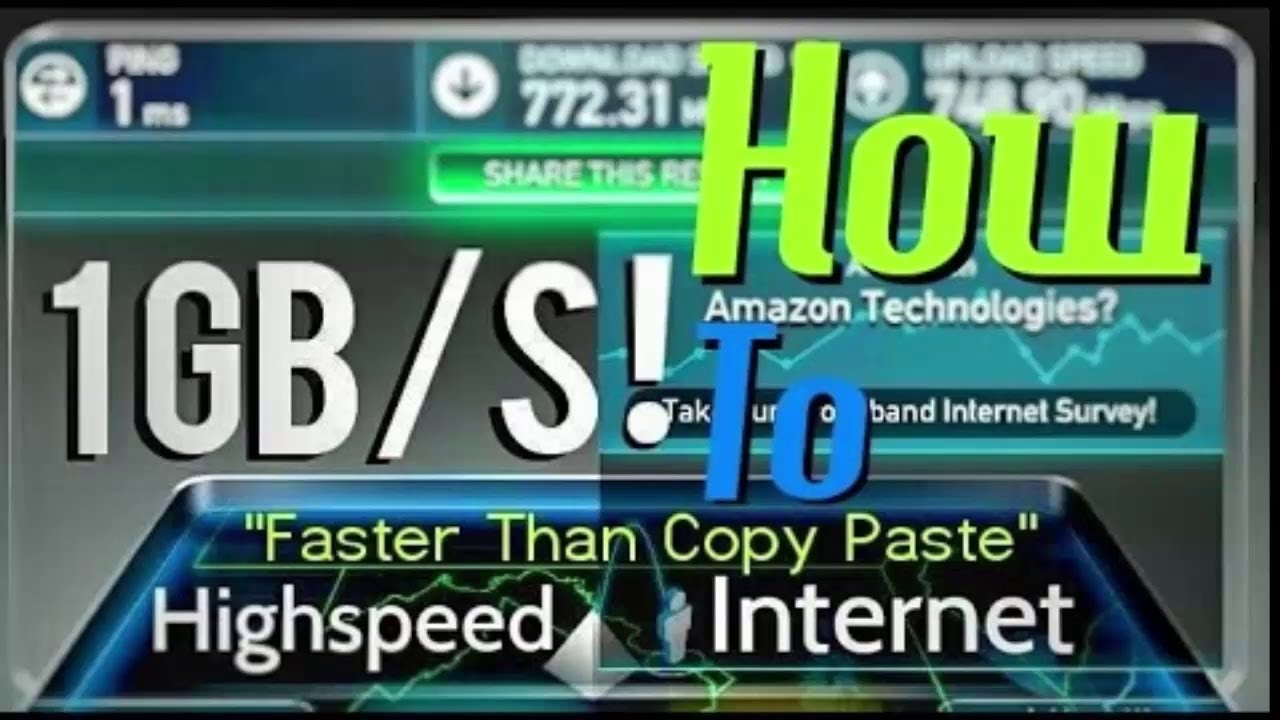 Increase internet speed upto 1GB/s with proof - Easy way - YouTube