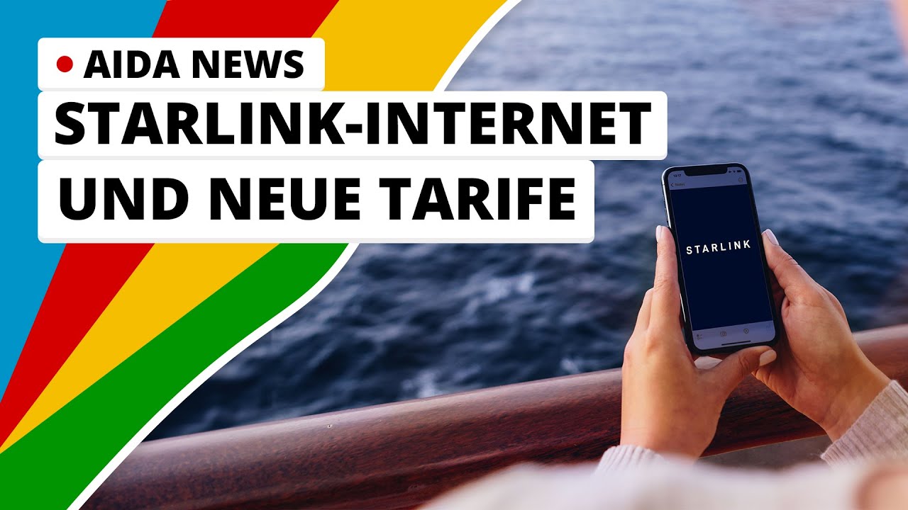 AIDA News: Starlink-Internet und neue Tarife - YouTube