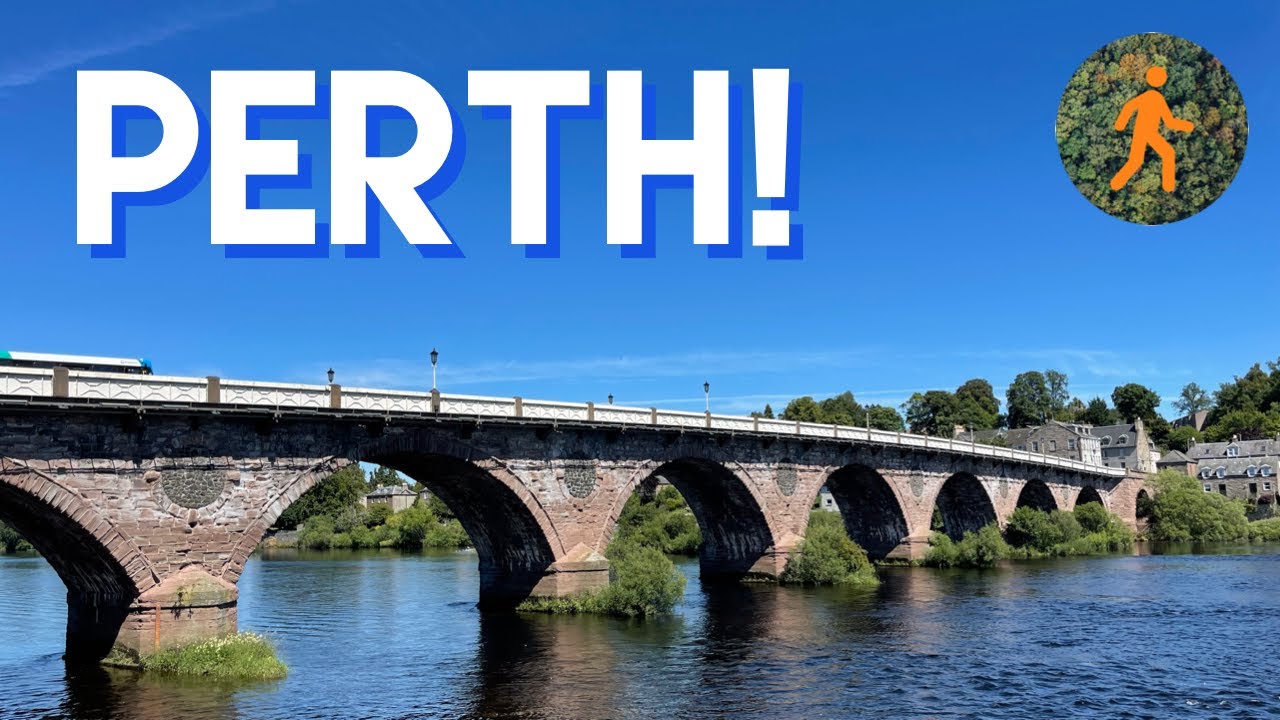 4K Virtual Walk in Perth, Scotland - United Kingdom Slow TV - YouTube