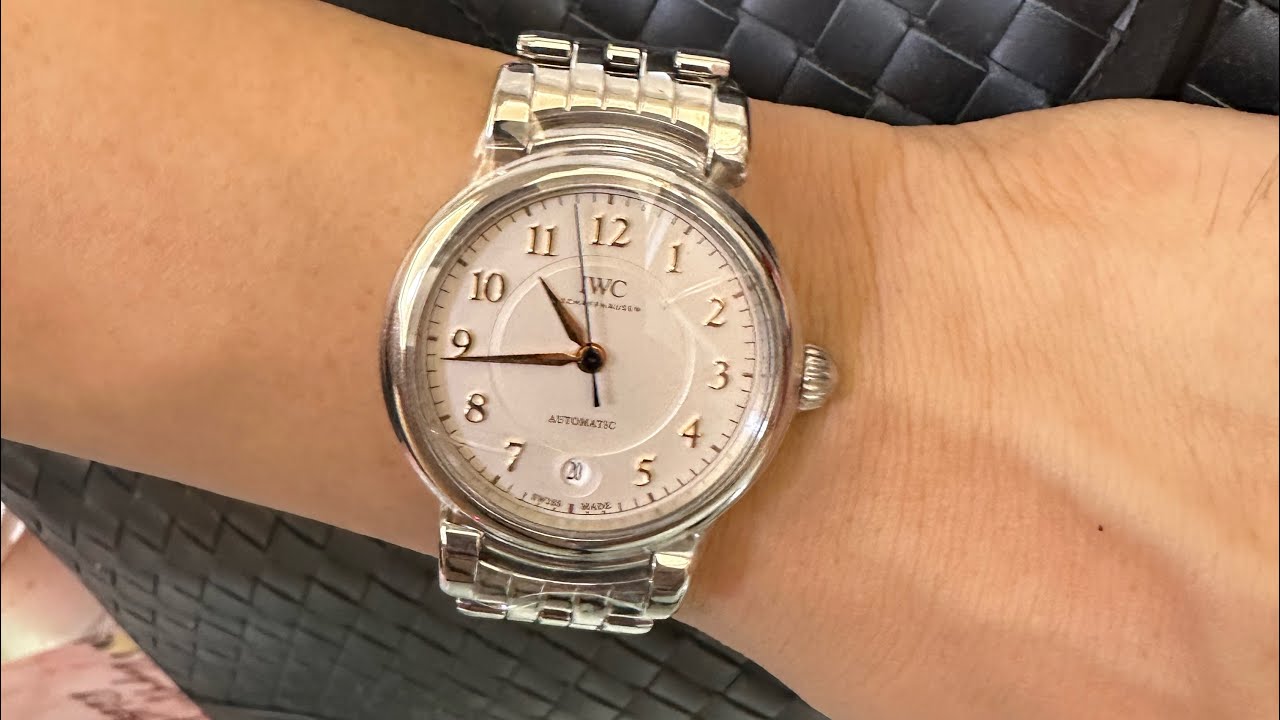 IWC Da Vinci White Dial Automatic 36mm IW458307 - YouTube