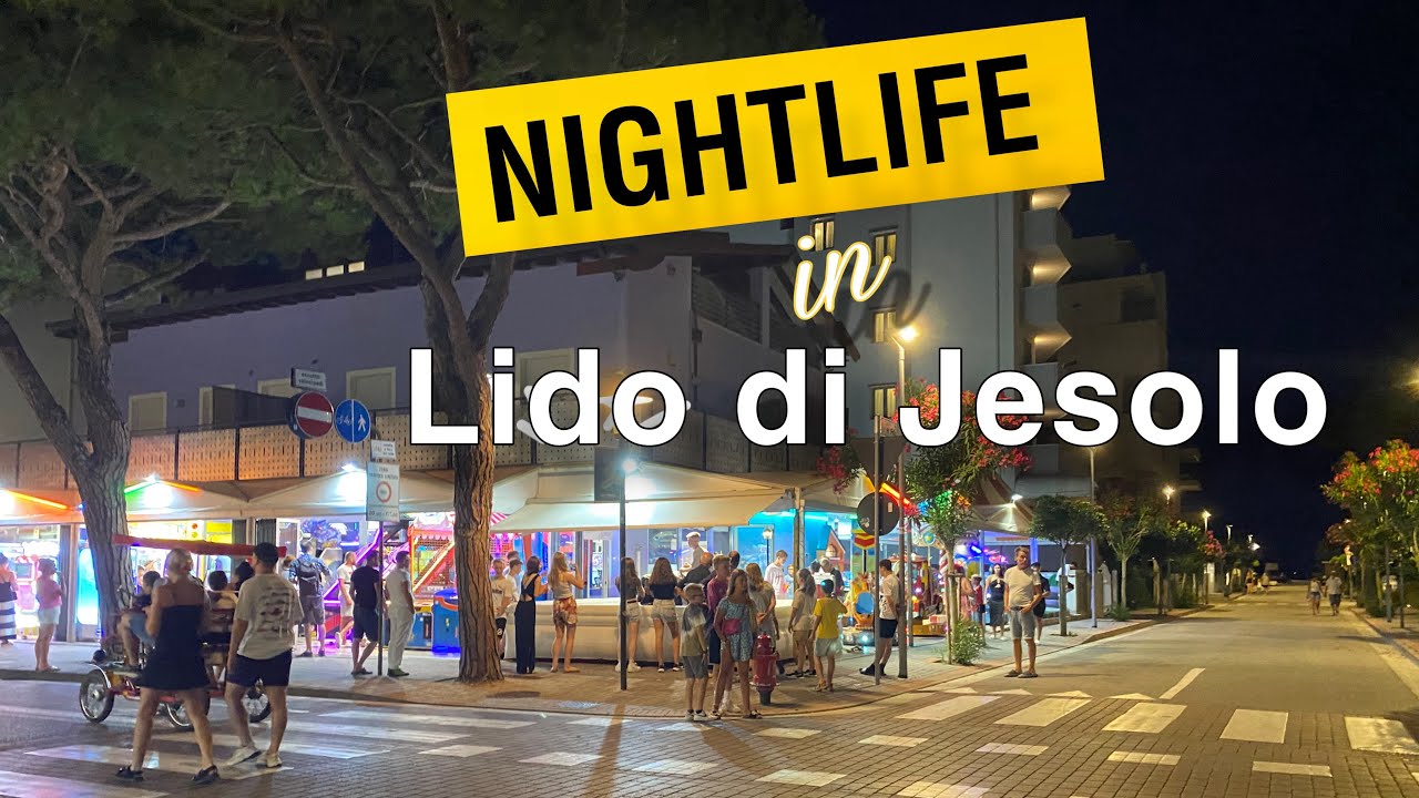 Nightlife in Lido di Jesolo - Italy - YouTube