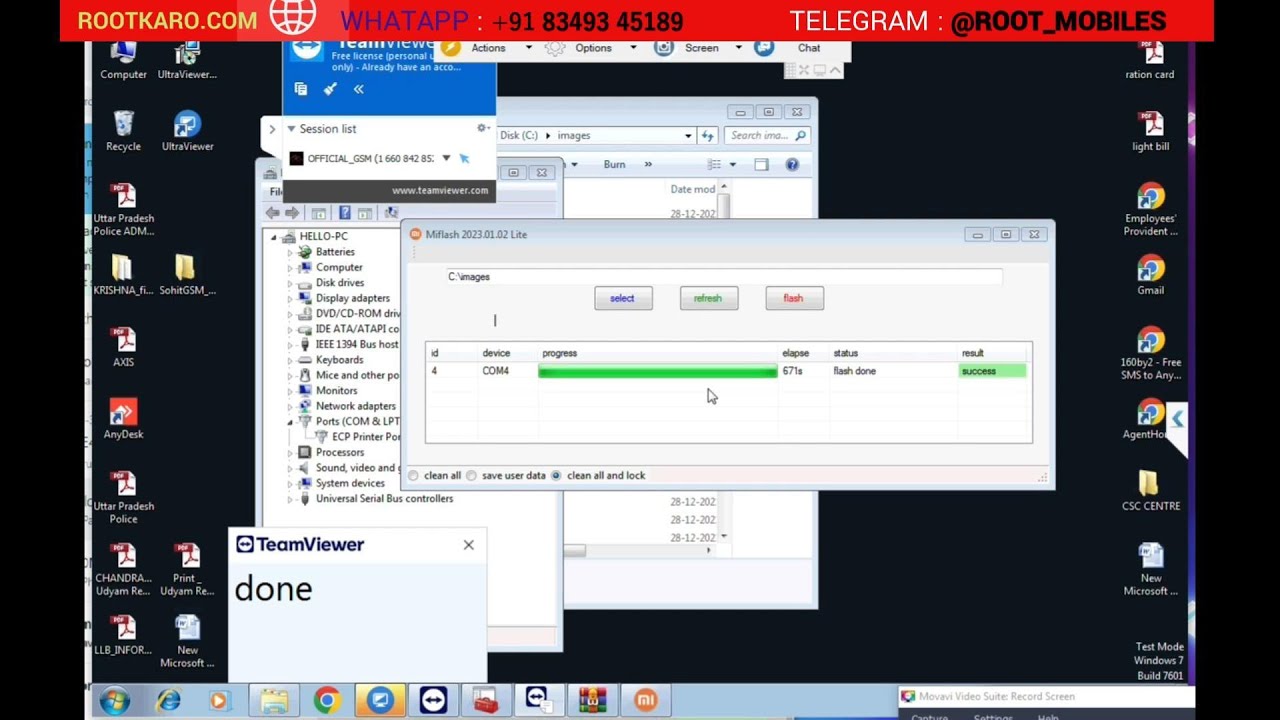 Poco x3 pro edl flash , hardbrick fix , dead repair , 9008 flash , Auth flash , Authorized Flash ...