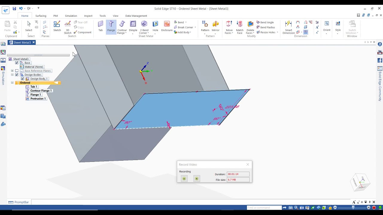 #64 How to convert sheet metal to part in solid edge - YouTube